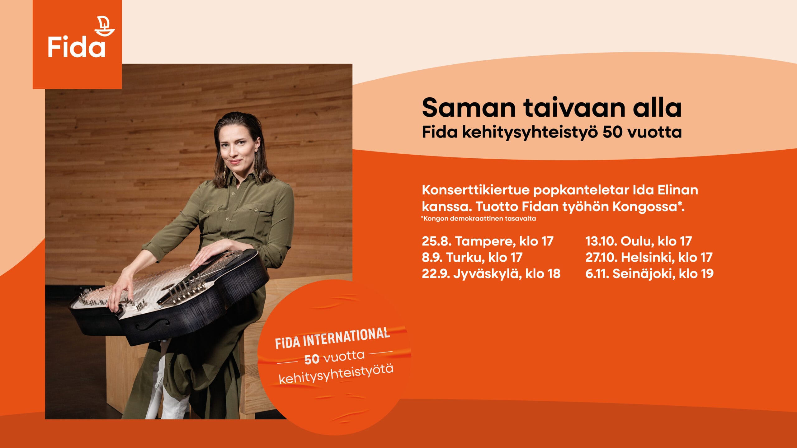 Konserttikiertue alkaa! - Fida